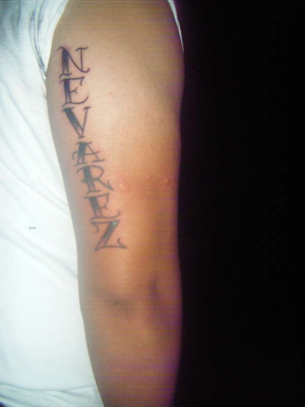 My Last Name Tattoo